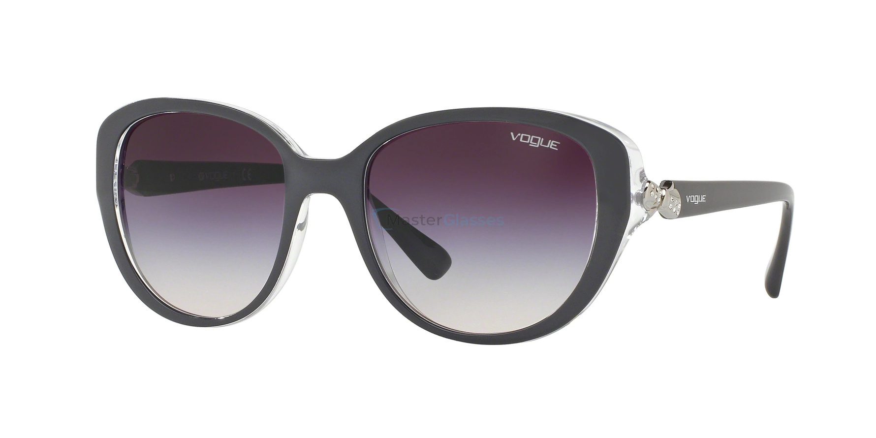 Солнцезащитные очки Vogue VO5092SB 246736 Top Opal Grey/serigraphy ...